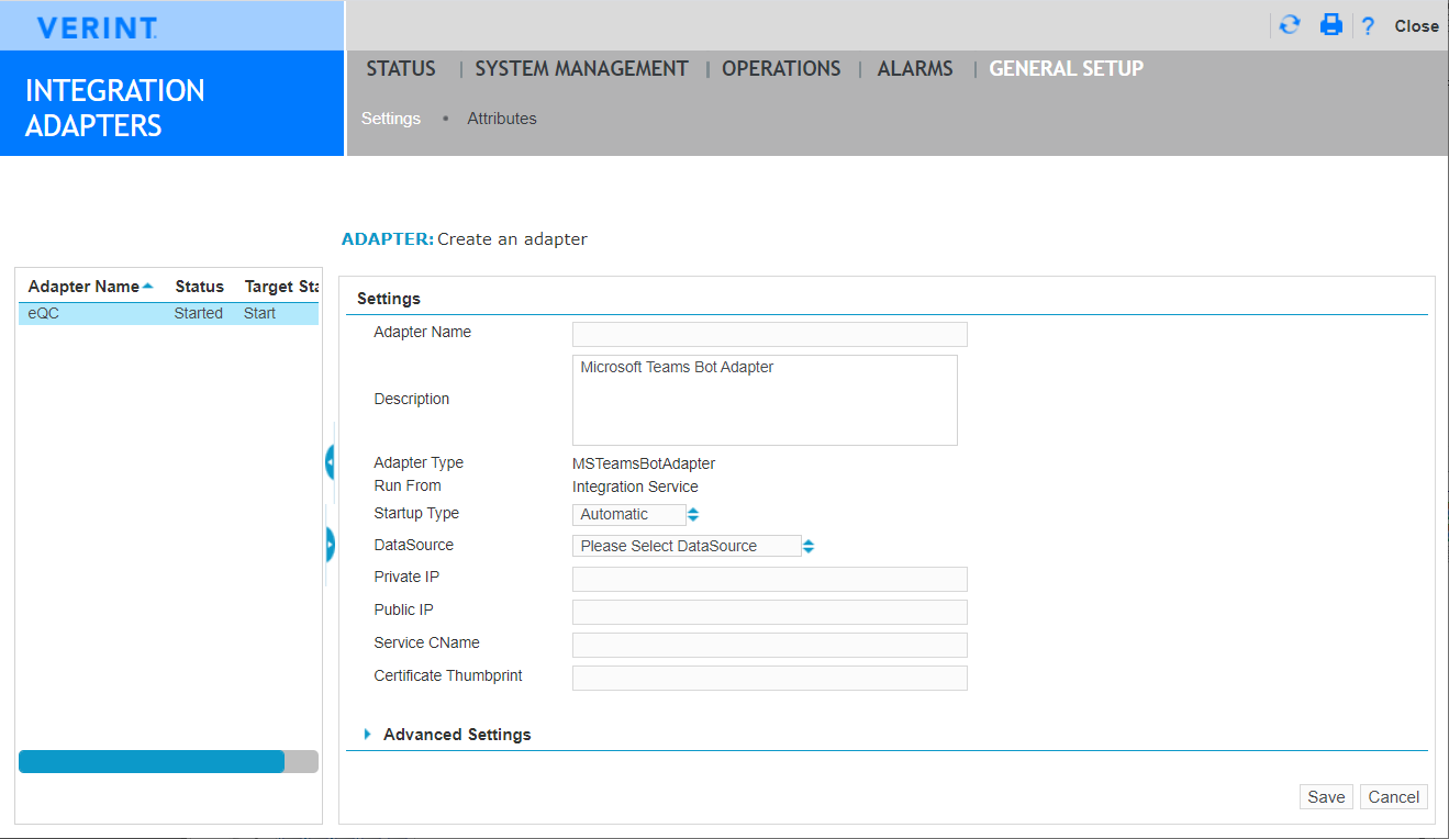 Microsoft Teams BOT Adapter
